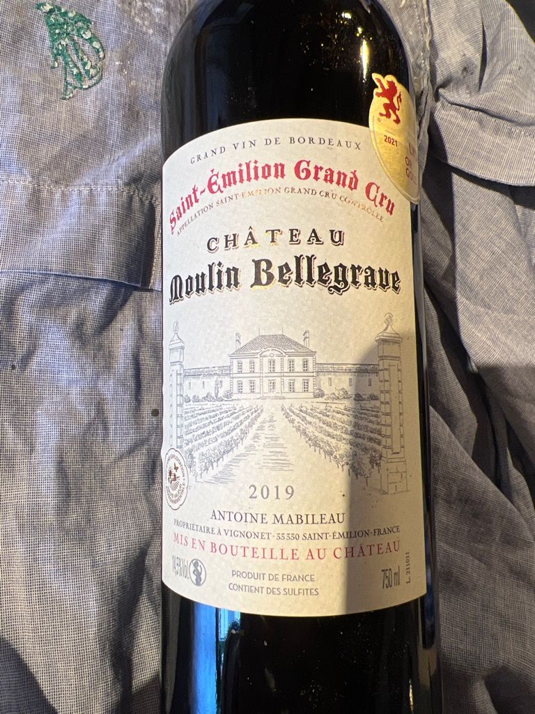 2019 Château Moulin Bellegrave, France, Bordeaux, Libournais, St ...