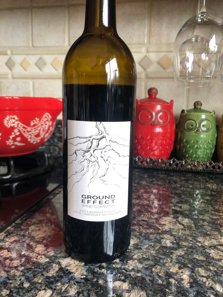 2018 Ground Effect Wine Company Cabernet Sauvignon, USA, California, Central Coast, Santa Ynez ...