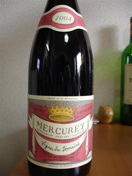 2009 Domaine Louis Max Mercurey, France, Burgundy, Côte Chalonnaise ...