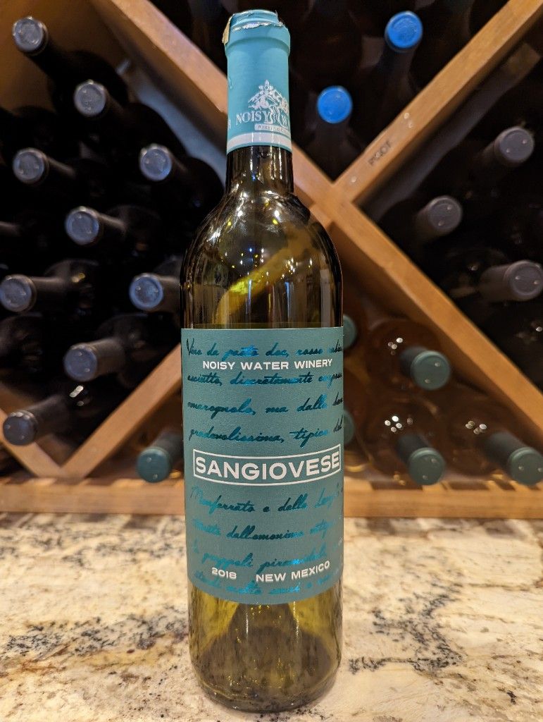 2018 Noisy Water Winery Sangiovese, USA, New Mexico, Mimbres Valley ...