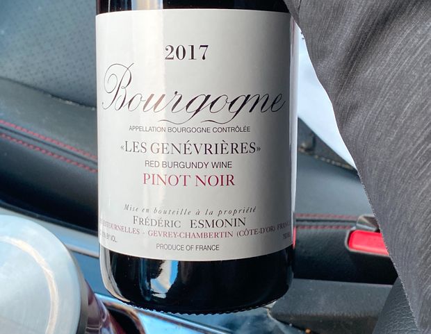 2017 Frederic Esmonin Bourgogne Les Genevrières, France, Burgundy ...