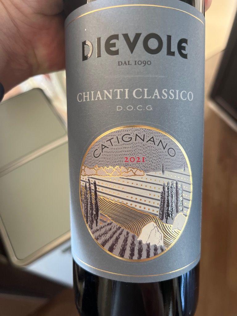 2020 Dievole Chianti Classico Catignano, Italy, Tuscany, Chianti ...