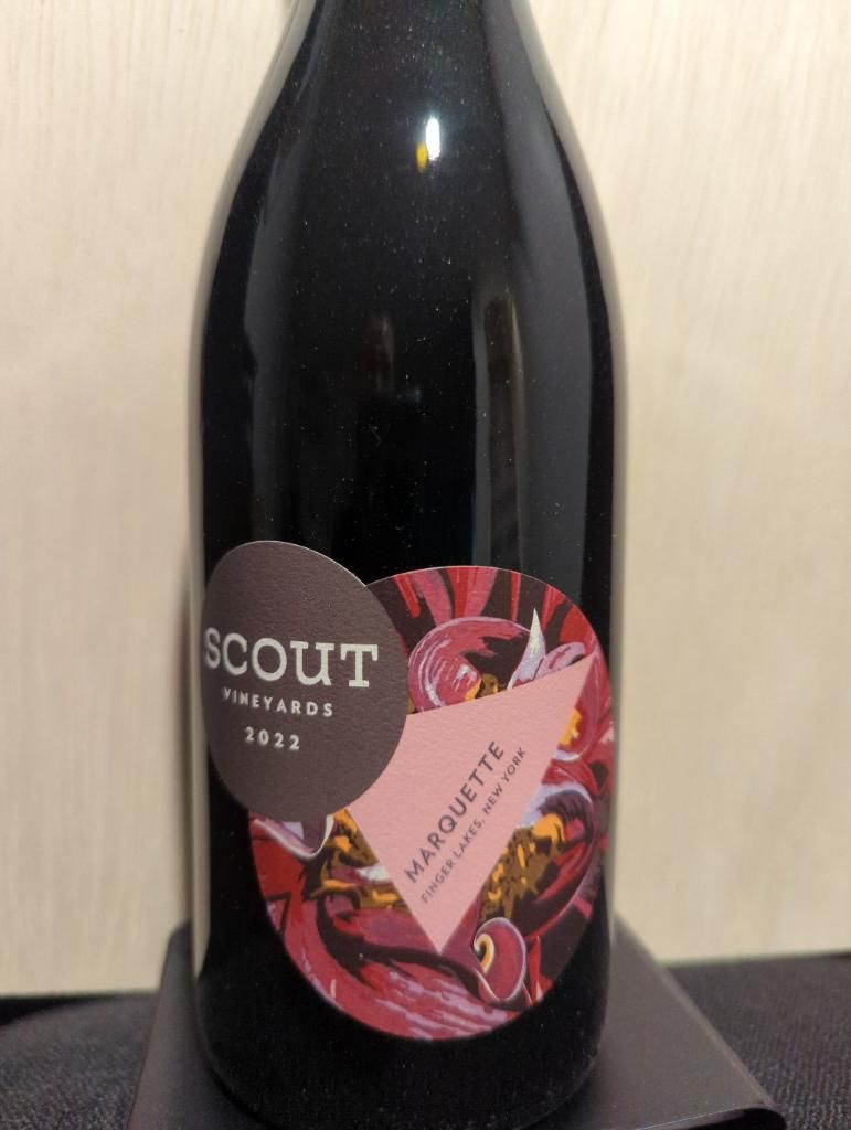 2022 Scout Vineyards Marquette Nouveau, USA, New York, Finger Lakes ...