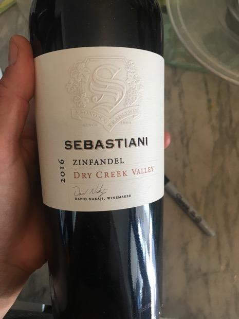2016 Sebastiani Vineyards & Winery Zinfandel Dry Creek Valley, USA ...