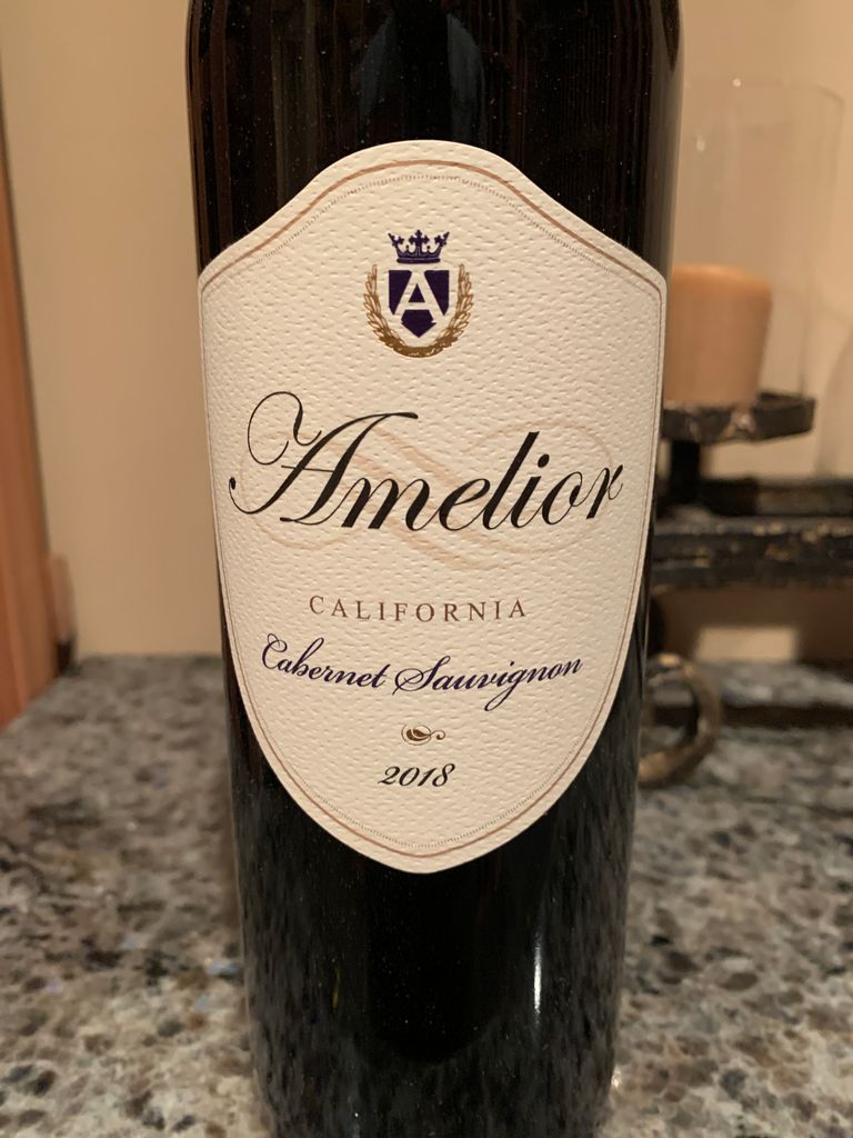 2018 Amelior Cabernet Sauvignon, USA, California - CellarTracker