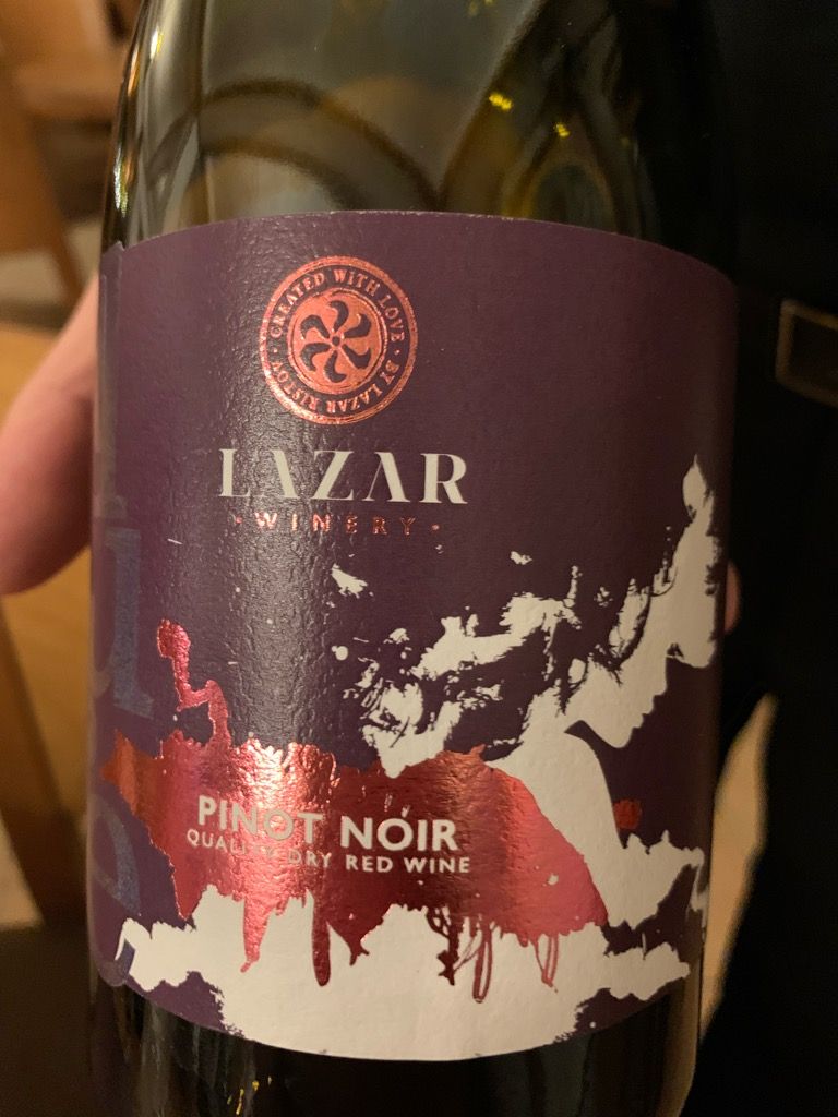 2021 Lazar Pinot Noir Barrique Allure, North Macedonia, Povardarie ...