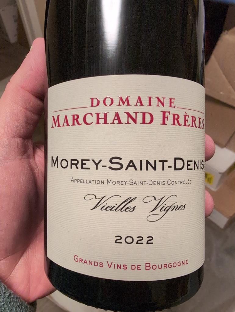 2021 Domaine Marchand Freres Morey St. Denis Vieilles Vignes, France ...