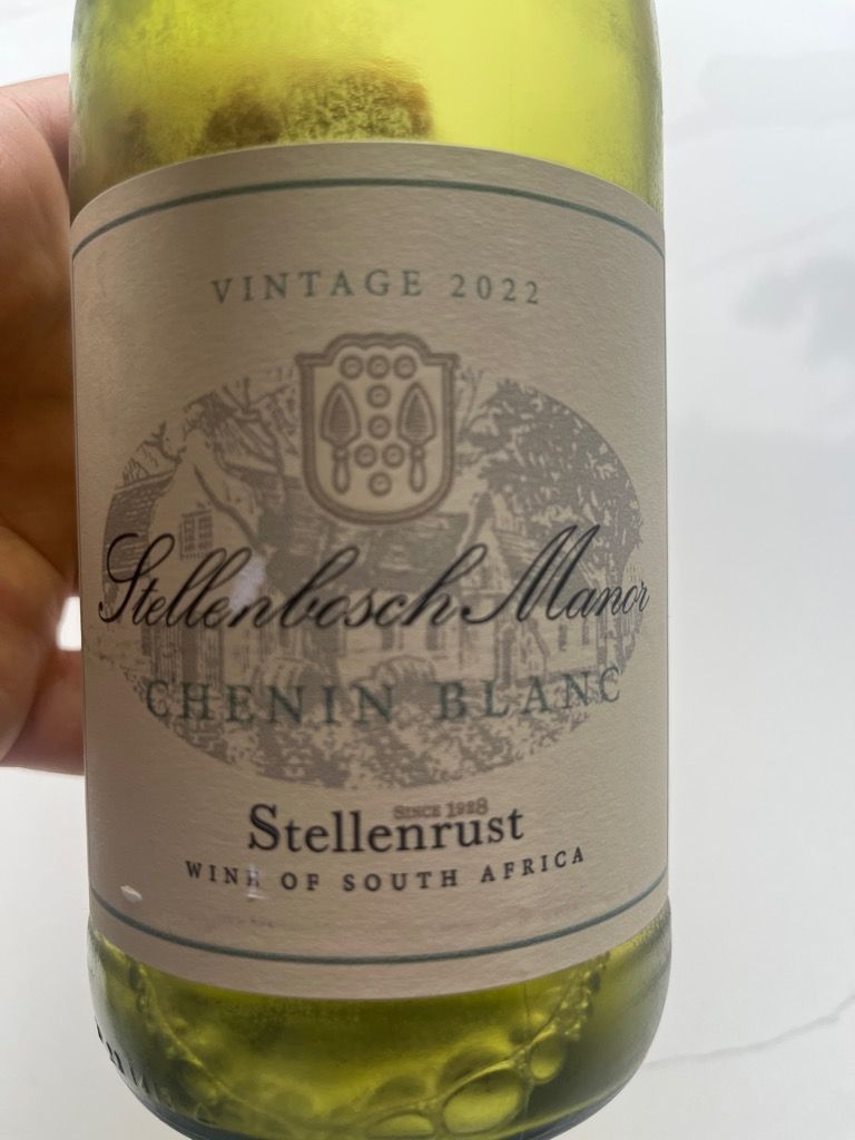 2022 Stellenrust Chenin Blanc Stellenbosch Manor, South Africa, Coastal ...