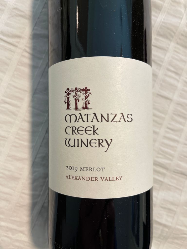 2019 Matanzas Creek Winery Merlot Alexander Valley, USA, California ...