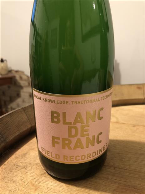 2019 Field Recordings Wine Cabernet Franc Blanc de Franc, USA ...