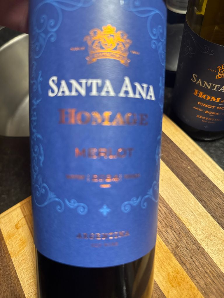 2024 Bodegas Santa Ana Merlot, Argentina, Mendoza - CellarTracker