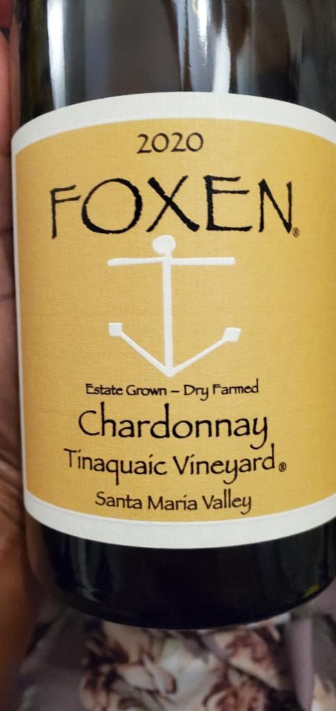 2020 Foxen Chardonnay Tinaquaic Vineyard, USA, California, Central ...