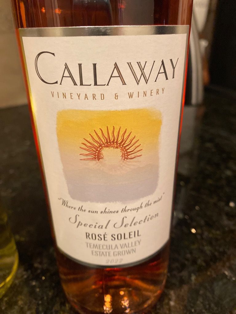 2022 Callaway Vineyard & Winery Soleil, USA, California, South Coast ...