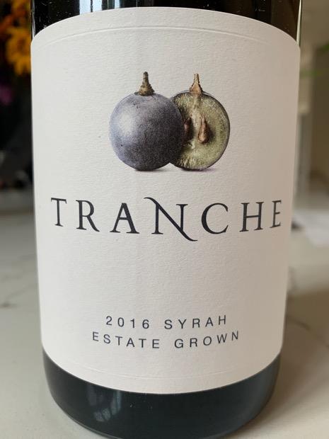 2015 Tranche Cellars Syrah Estate Blue Mountain Vineyard, USA ...