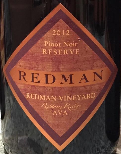 2012 Redman Wines Pinot Noir Reserve Redman Vineyard, USA, Oregon ...