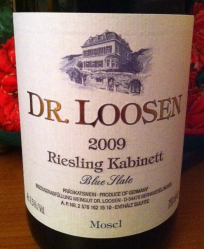 2009 Dr. Loosen Riesling Blue Slate Kabinett, Germany, Mosel Saar Ruwer ...