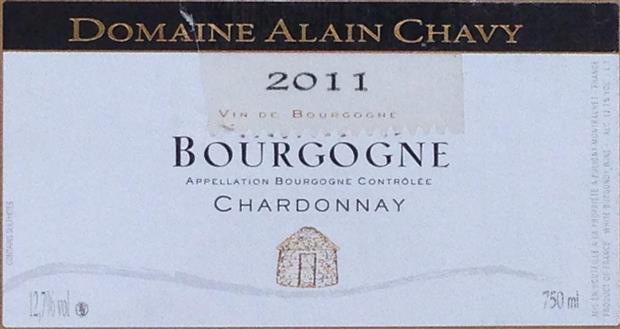 2009 Domaine Alain Chavy Bourgogne Blanc, France, Burgundy, Bourgogne ...