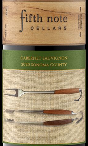 2020 Fifth Note Cellars Cabernet Sauvignon, USA, California, Sonoma ...