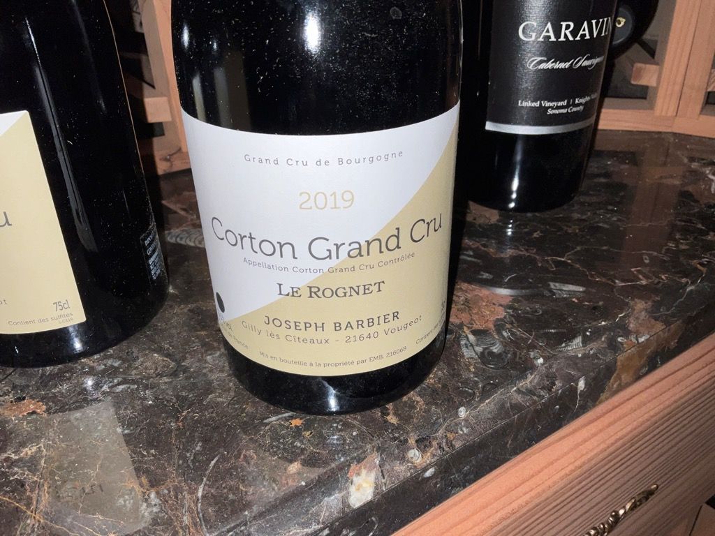 2019 Joseph Barbier Corton-Le Rognet, France, Burgundy, Côte de Beaune ...