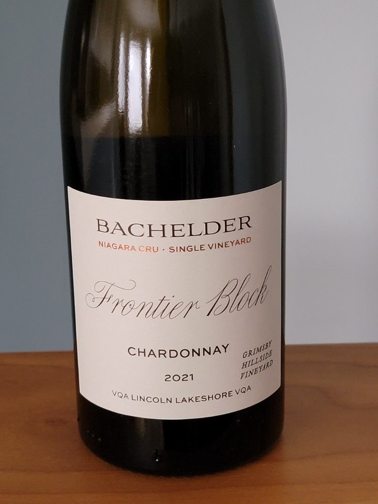 2022 Bachelder Chardonnay Frontier Block Grimsby Hillside, Canada ...