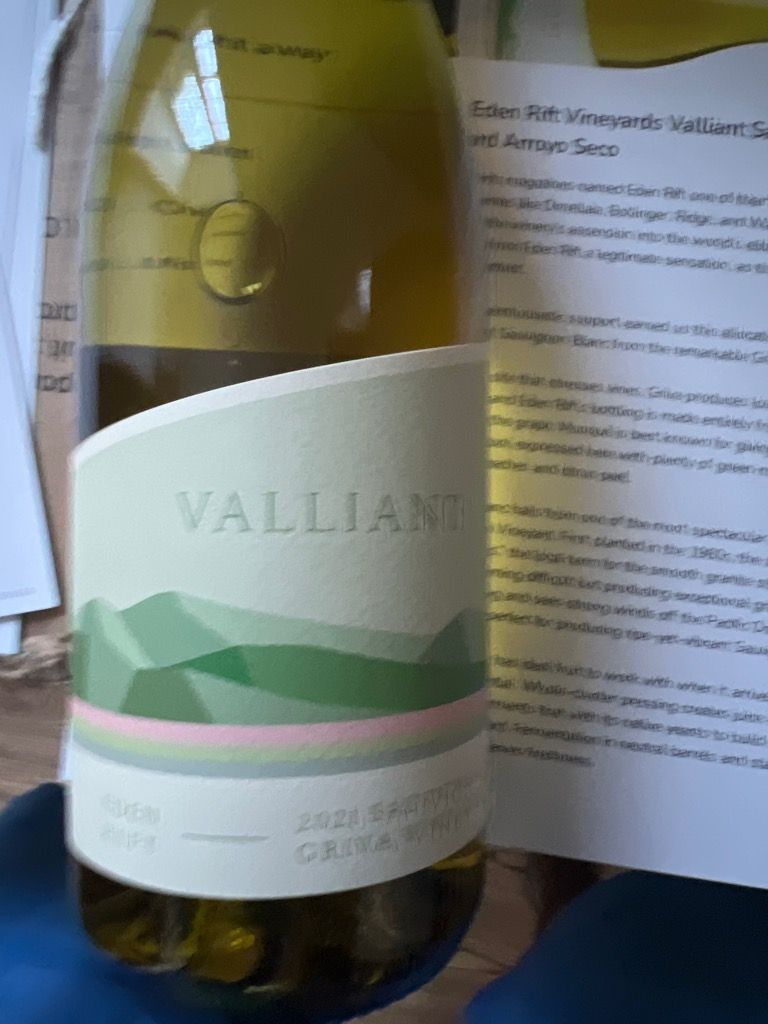2021 Eden Rift Sauvignon Blanc Valliant Griva Vineyard, USA, California ...