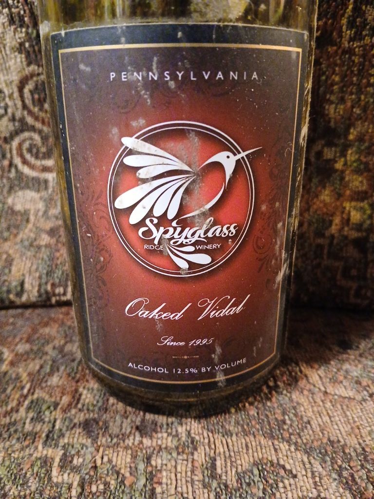 NV Spyglass Ridge Winery Vidal Blanc Oaked Vidal, USA, Pennsylvania ...
