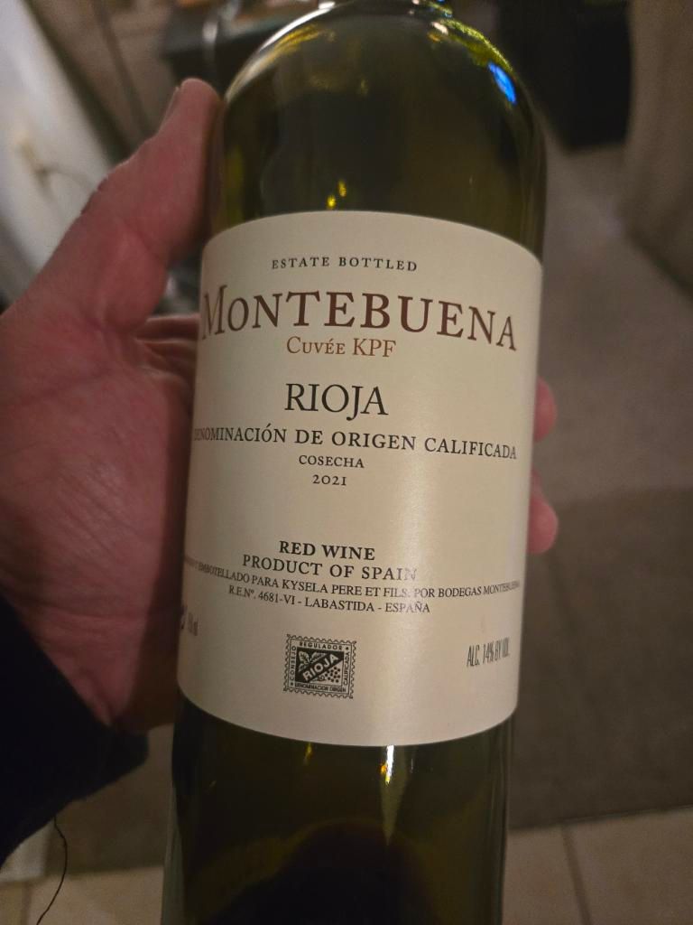 2021 Montebuena Rioja Cuvée KPF, Spain, La Rioja, Rioja - CellarTracker