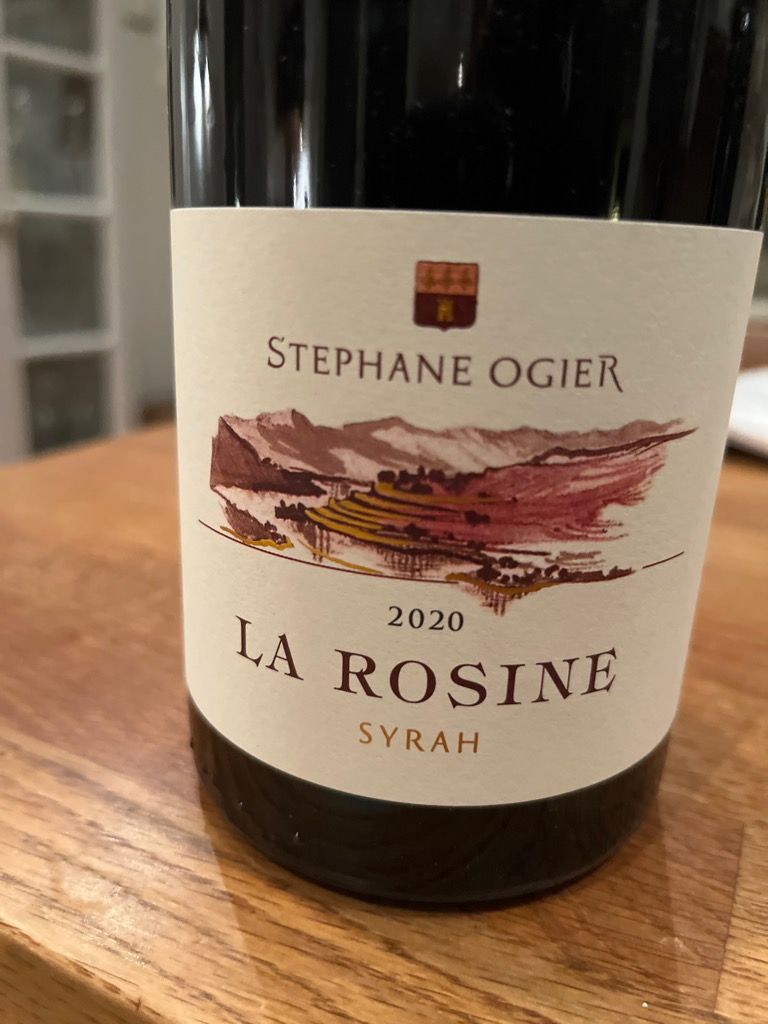 2021 Stéphane Ogier Syrah La Rosine, France, Rhône, Northern Rhône, Vin ...