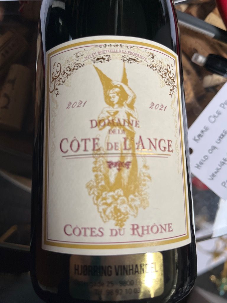 2022 Domaine de la Côte de l'Ange Côtes du Rhône, France, Rhône ...