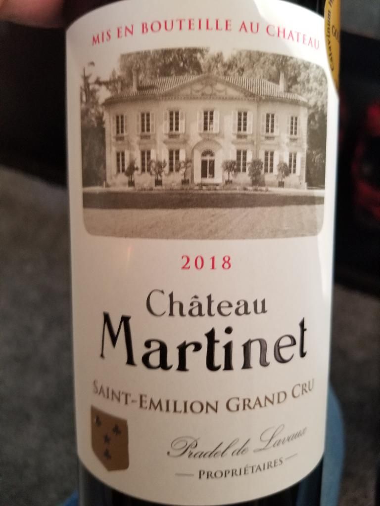 2018 Château Martinet, France, Bordeaux, Libournais, St. Émilion Grand ...