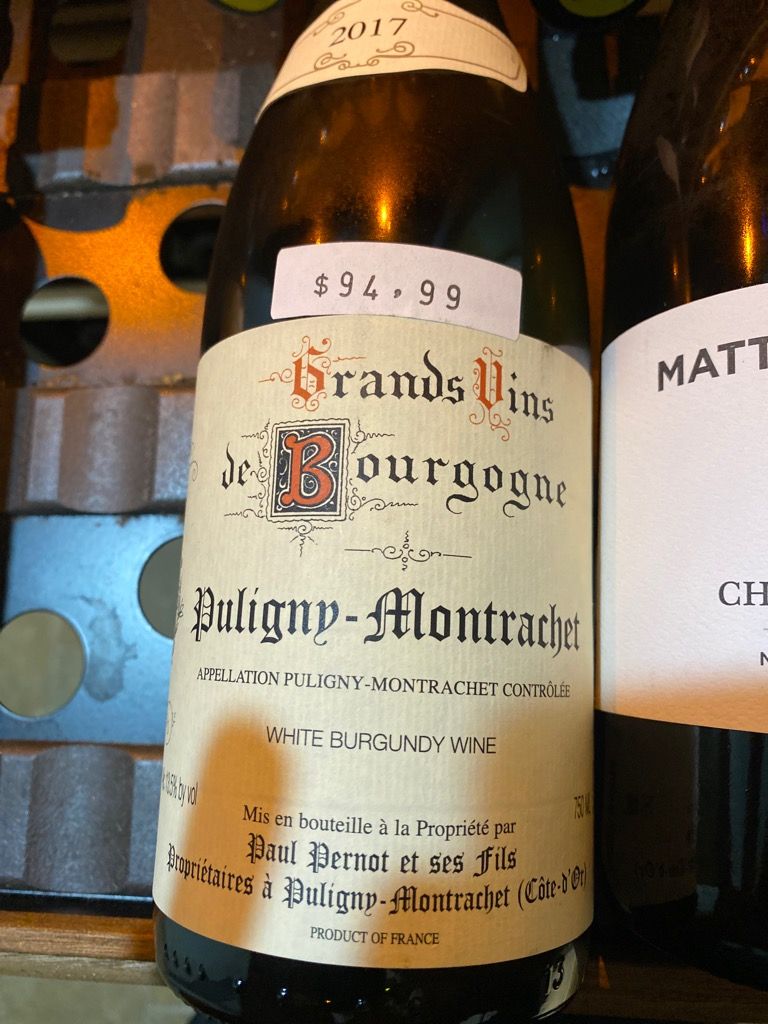 2016 Paul Pernot et ses Fils Puligny-Montrachet 1er Cru Champs Canet ...