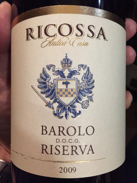2009 Ricossa Barolo Riserva, Italy, Piedmont, Langhe, Barolo ...
