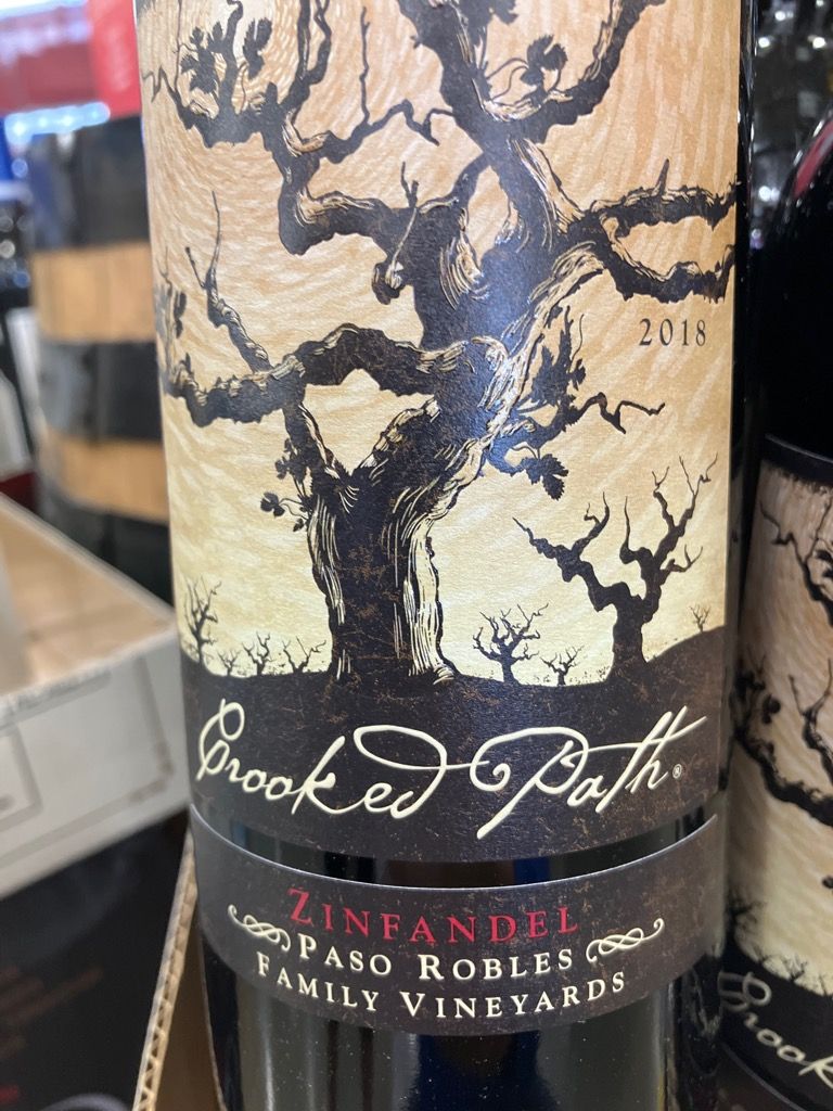 2018 Crooked Path Cellars Zinfandel, USA, California, Central Coast ...
