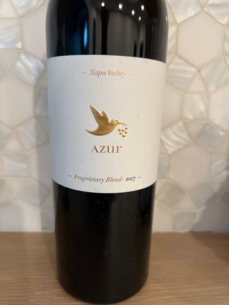2017 Azur Proprietary Red, USA, California, Napa Valley - CellarTracker