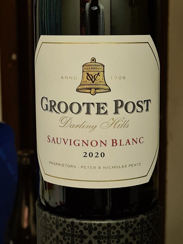 2019 Groote Post Sauvignon Blanc, South Africa, Coastal Region, Darling ...