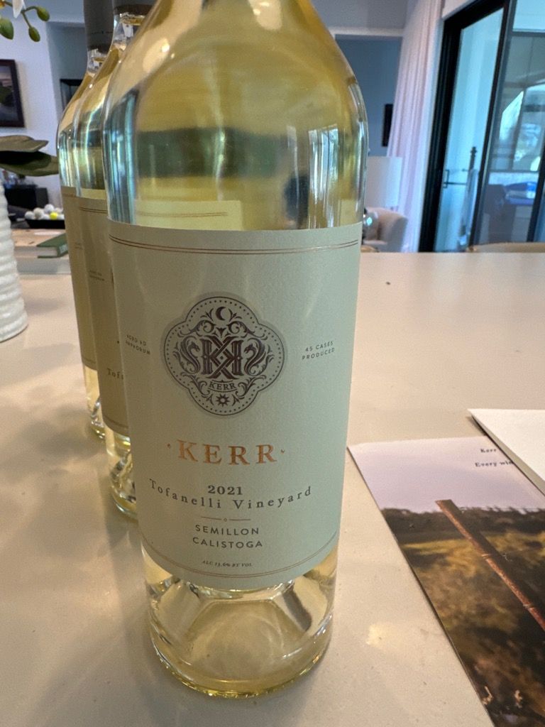 2021 Kerr Cellars Sémillon Tofanelli Vineyard, USA, California, Napa ...