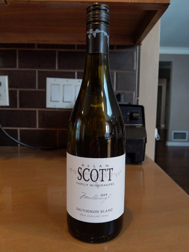2019 Allan Scott Sauvignon Blanc, New Zealand, South Island ...