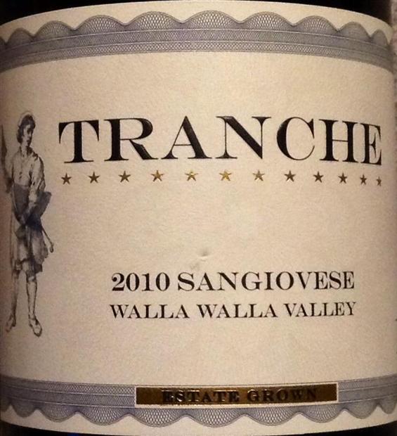 2010 Tranche Cellars Sangiovese, USA, Washington, Columbia Valley ...