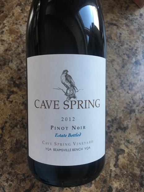 2014 Cave Spring Pinot Noir Reserve Cave Spring Vineyard, Canada ...