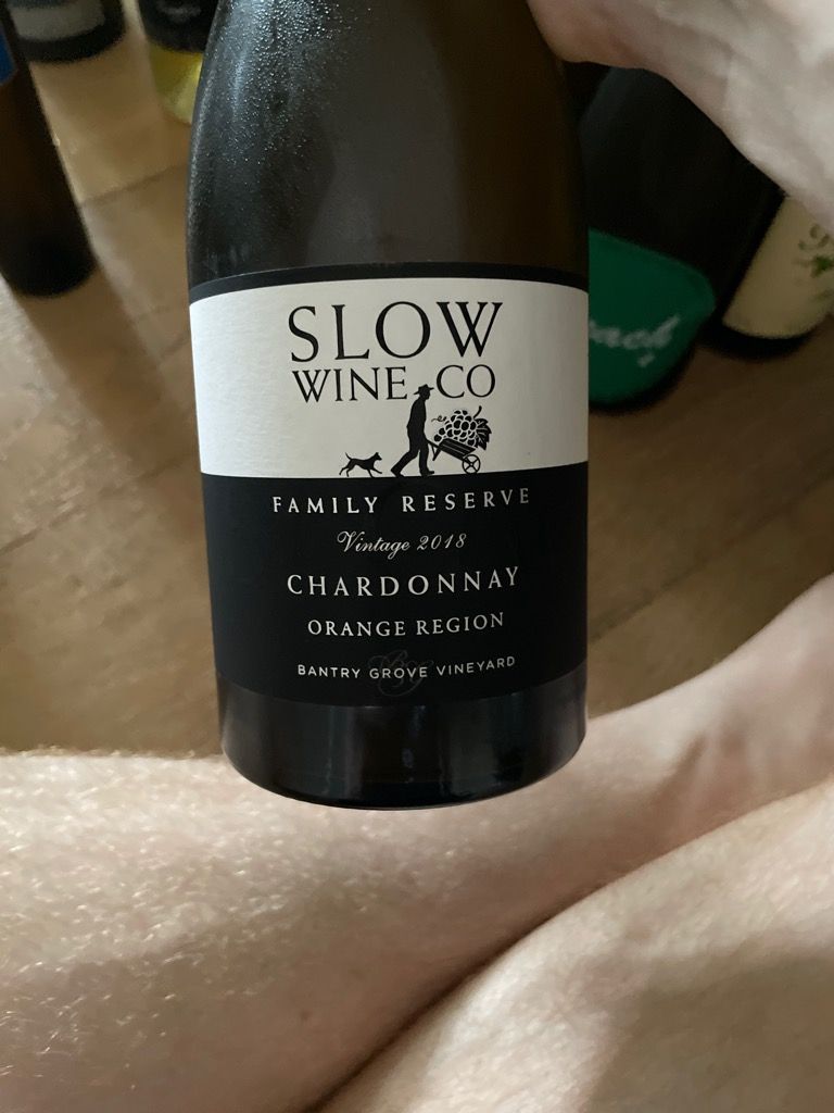 2019 Slow Wine Co Chardonnay Family Reserve Bantry Grove, Australia ...