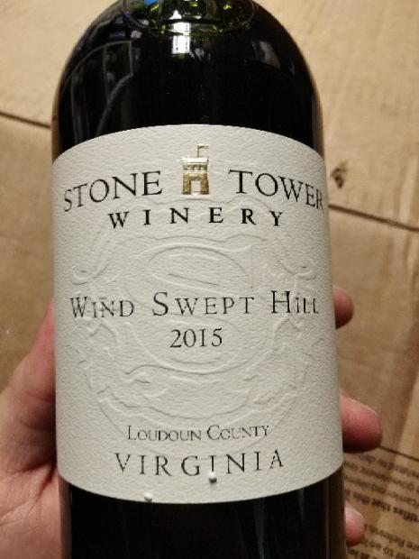 2015 Stone Tower Winery Wind Swept Hill, USA, Virginia, Northern ...