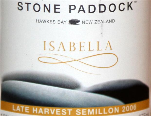2006 Paritua Vineyards Sémillon Isabella Stone Paddock, New Zealand ...