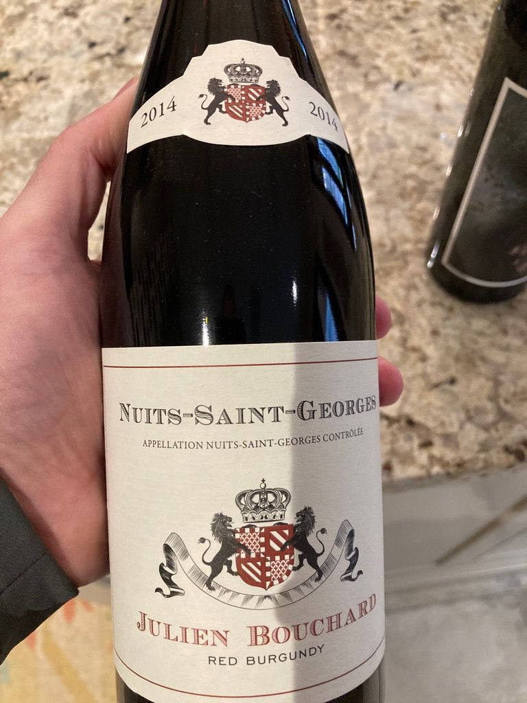 2014 Julien Bouchard Nuits-Saint-Georges, France, Burgundy, Côte de ...