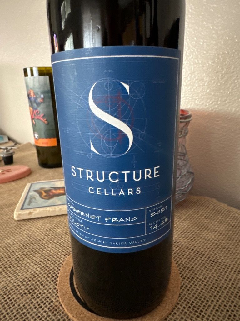 2021 Structure Cellars Cabernet Franc Foundation, USA, Washington ...