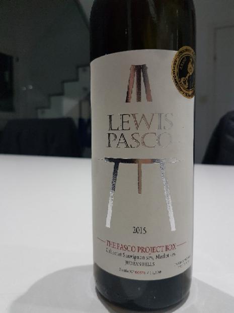 2016 LEWIS PASCO Pasco Project BDX, Israel, Judean Hills - CellarTracker