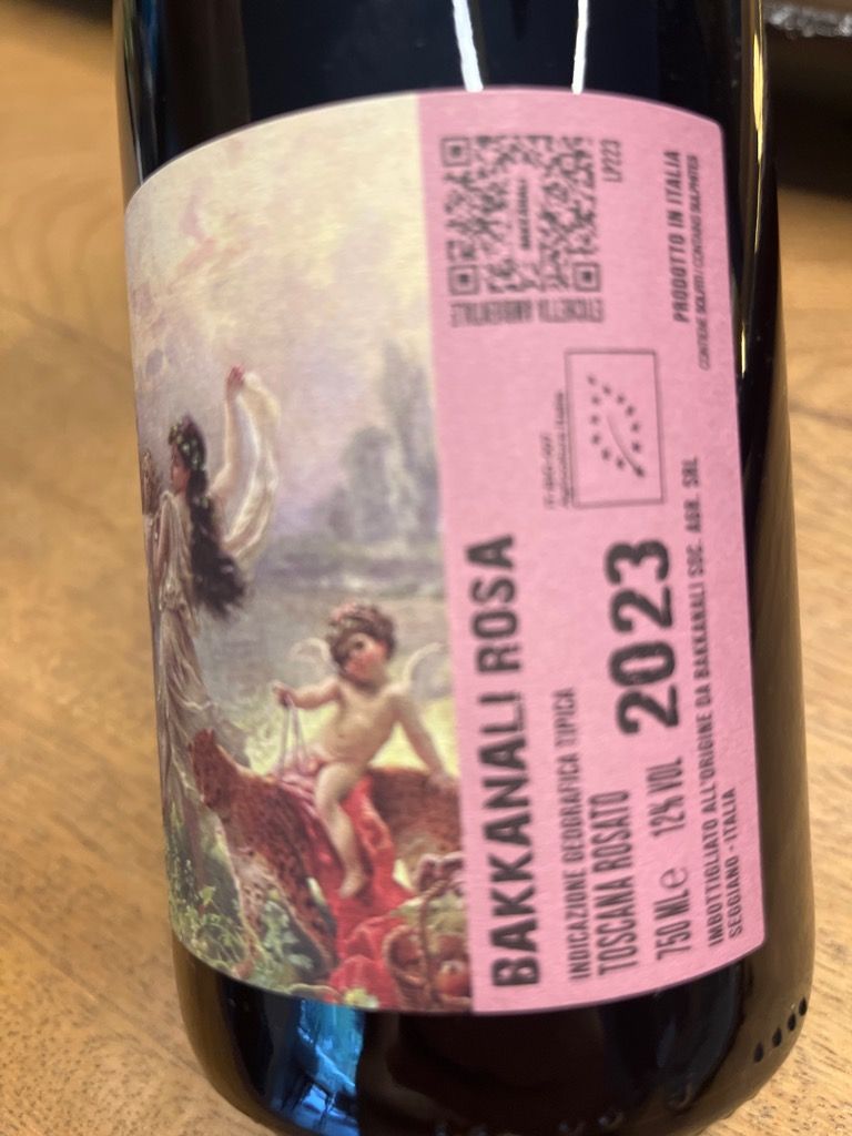 2023 Bakkanali Rosa Rosato, Italy, Tuscany, Toscana IGT - CellarTracker