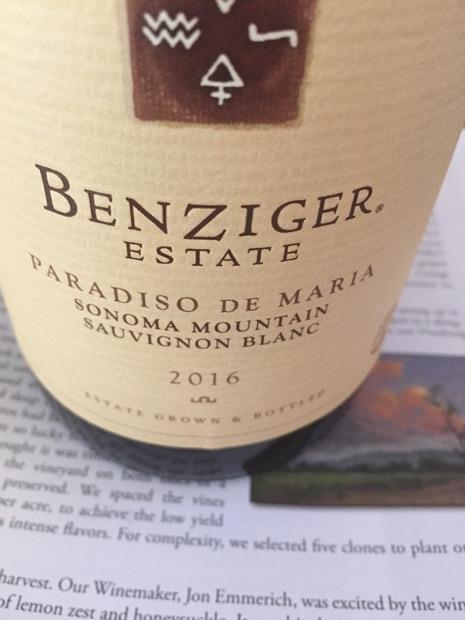 2021 Benziger Family Winery Sauvignon Blanc Paradiso De Maria Estate ...