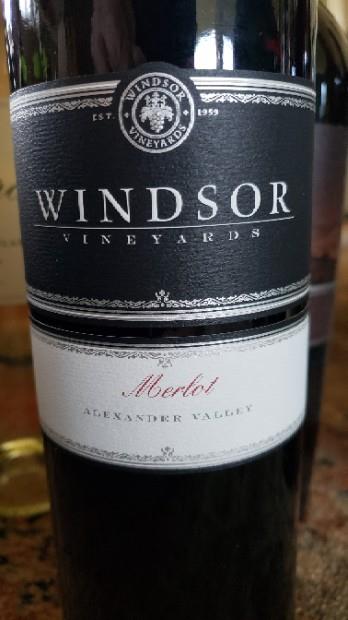2011 Windsor Vineyards Merlot Platinum Series, USA, California, Sonoma ...