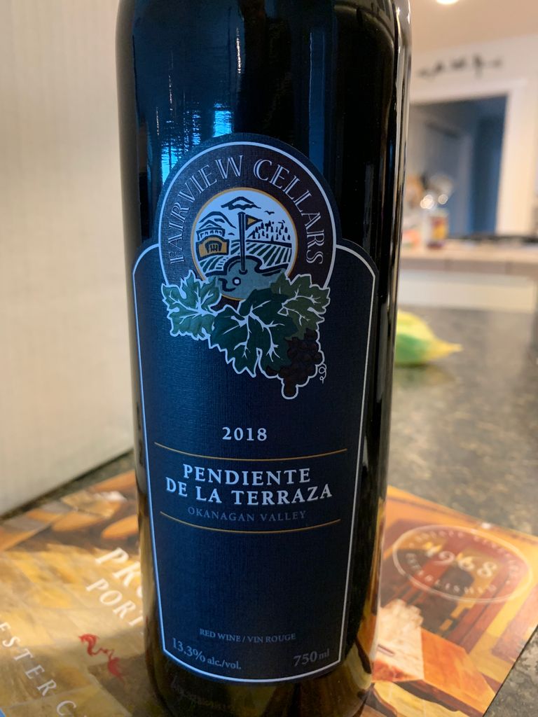 2018 Fairview Cellars Cabernet Sauvignon Pendiente De La Terraza ...