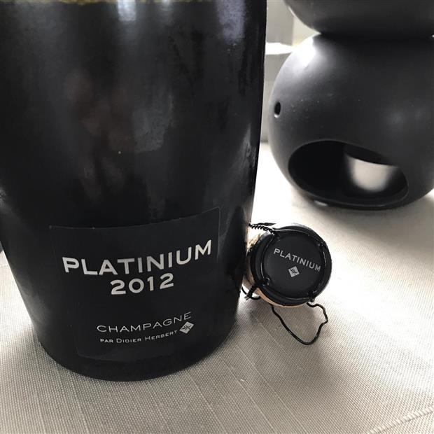 2012 Didier Herbert Champagne Premier Cru Cuvée Platinium, France ...